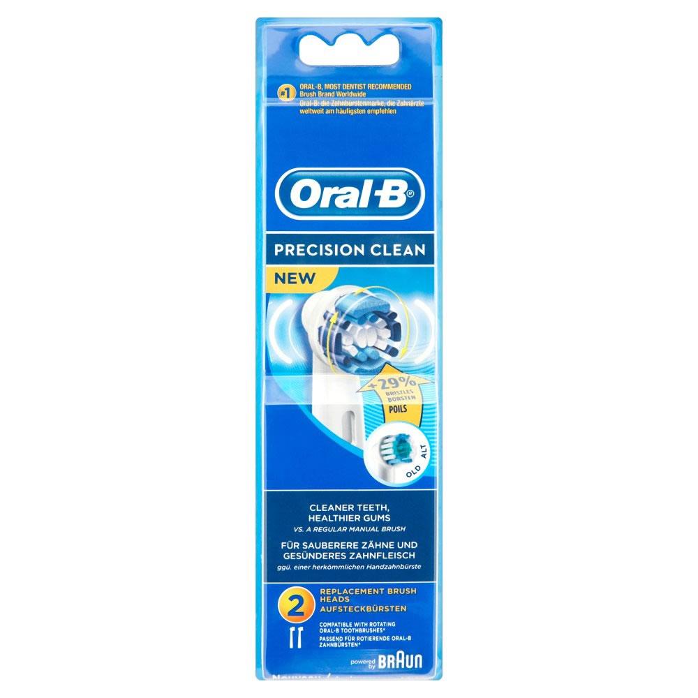 Oral-B Precision Clean Replacement Brush Head By 2 - Asset Pharmacy