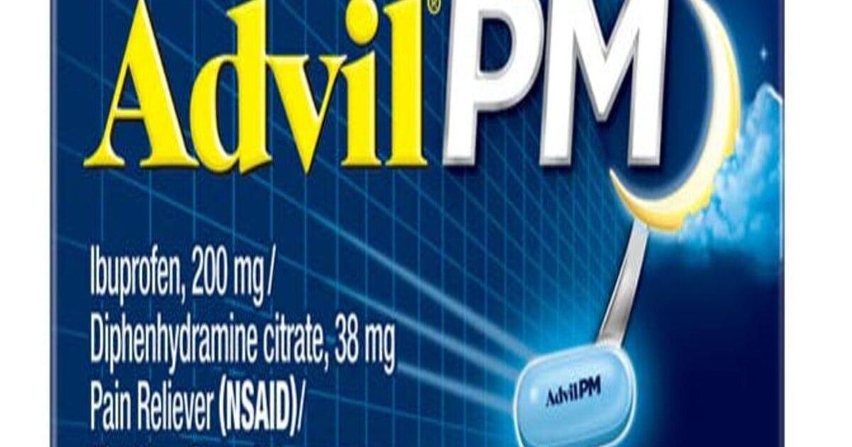 Advil PM Caplets Nighttime Pain & Sleep Aid - Asset Pharmacy