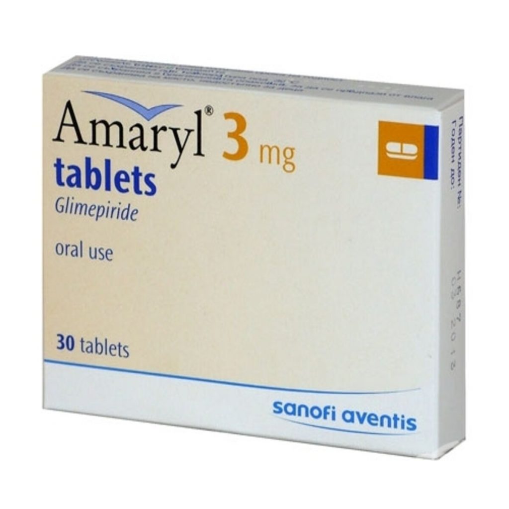 Amaryl 3mg Tablets - Glimepiride 3mg 30 Tablets - Asset Pharmacy