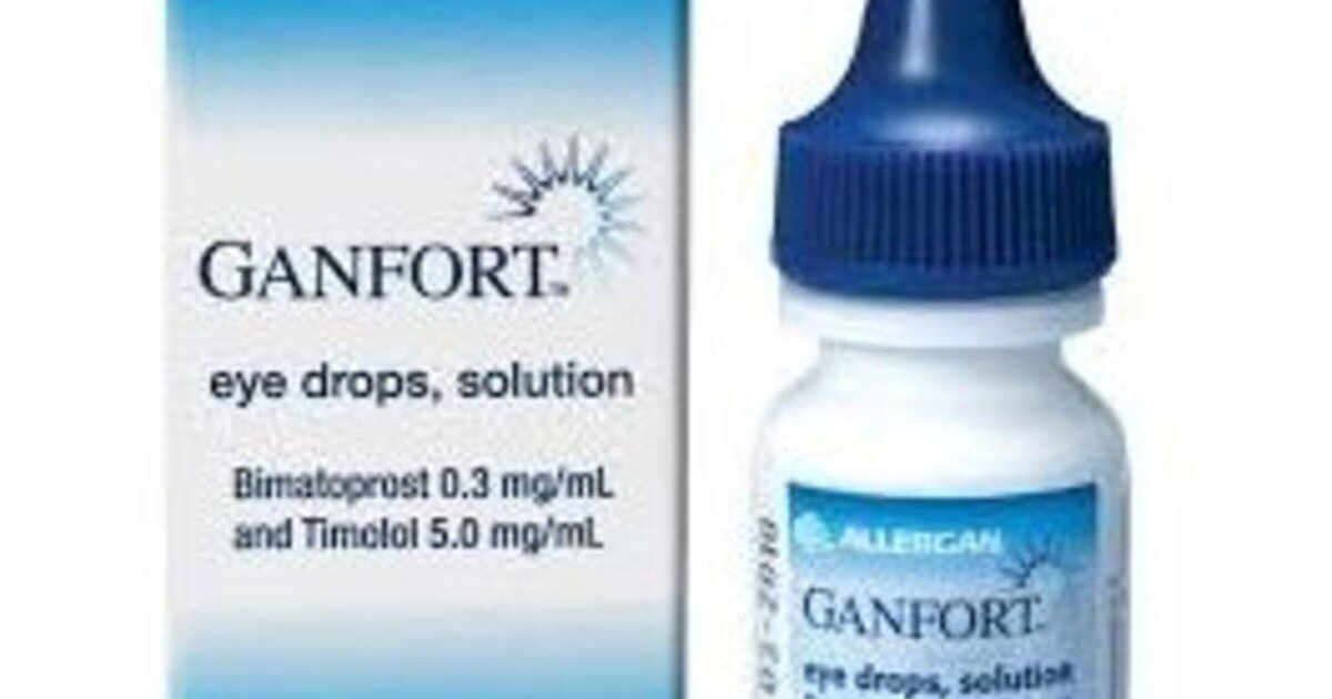 Ganfort Eye Drops, Bimatoprost Timolol Eye Drops, 3ml - Asset Pharmacy