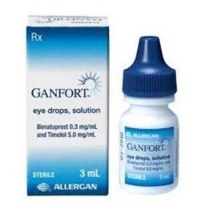 Ganfort Eye Drops, Bimatoprost Timolol Eye Drops, 3ml - Asset Pharmacy