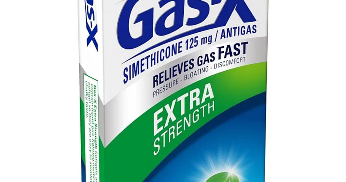 Gas-X 125mg Simethicone Extra Strength, 10 Softgels - Asset Pharmacy