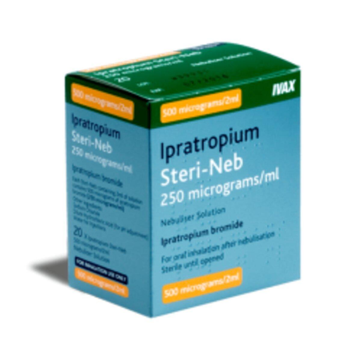 Ipratropium Bromide Nebuliser Solution 250mcg 20 Nebules Asset Pharmacy