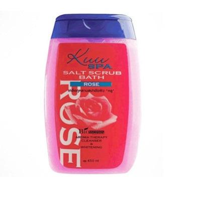 Kuu Spa Salt Scrub Rose Bath 450ml - Asset Pharmacy