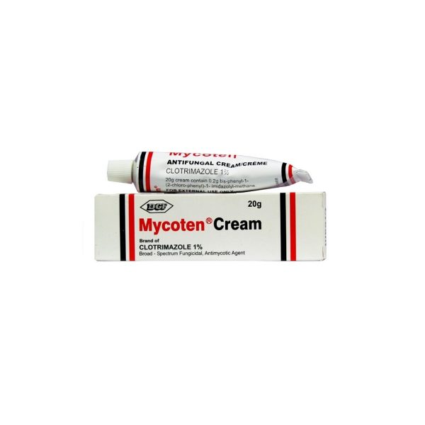 Mycoten Cream - Clotrimazole 1%, 20g - Asset Pharmacy