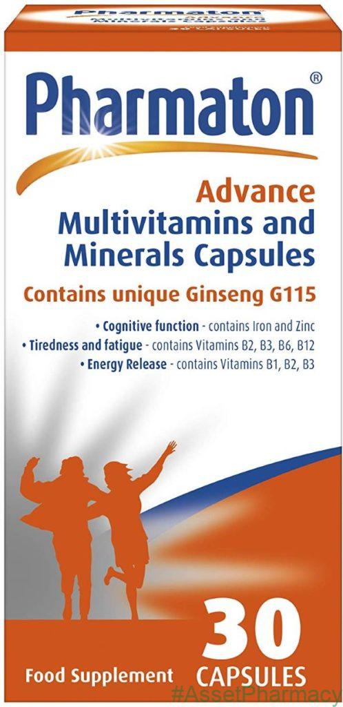 Pharmaton Advance Multivitamin And Mineral Capsules, 30 Capsules Asset ...