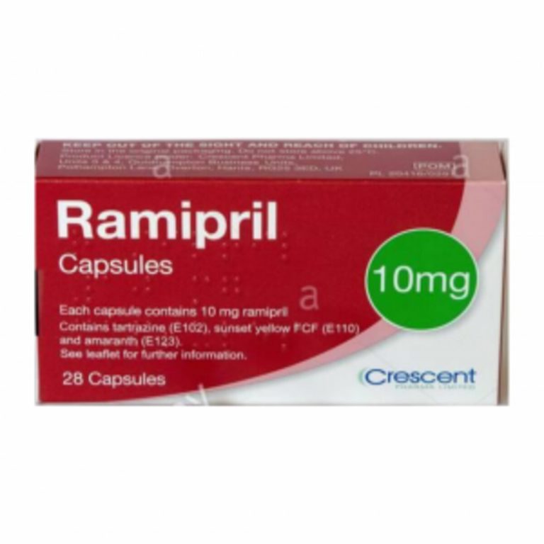 Ramipril 10mg Capsules, 28 Capsules - Asset Pharmacy