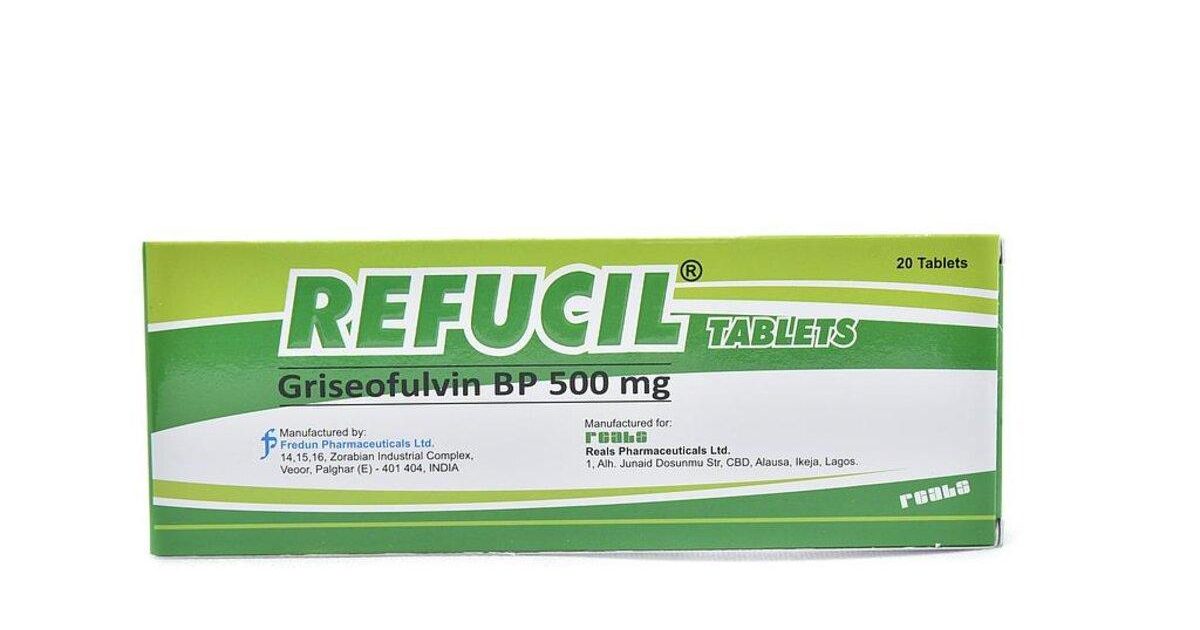 Refucil Tablets - Griseofulvin 500mg, 20 Tablets - Asset Pharmacy