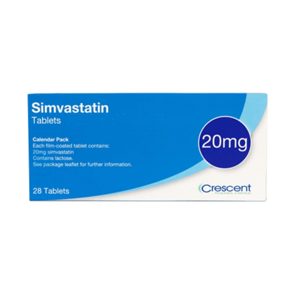 Simvastatin 20mg Tablets, 28 Tablets - Asset Pharmacy