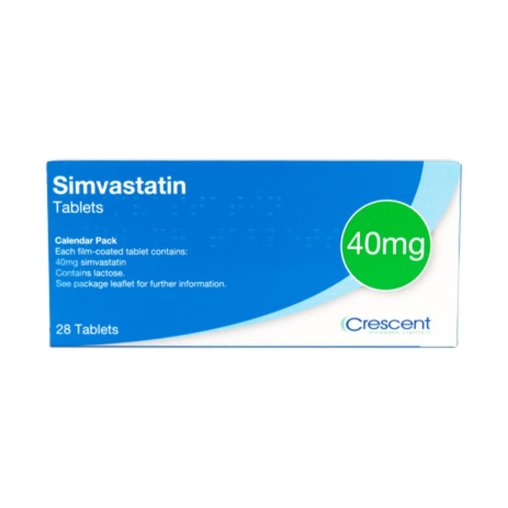 Simvastatin 40mg Tablets, 28 Tablets - Asset Pharmacy