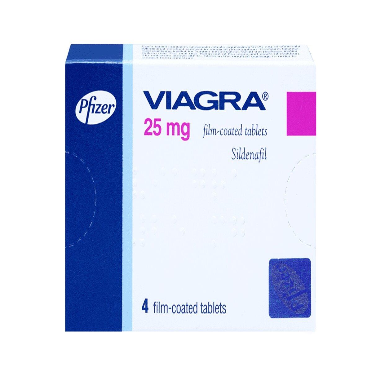 Viagra 25mg Tablets, 4 Tablets UK - Asset Pharmacy