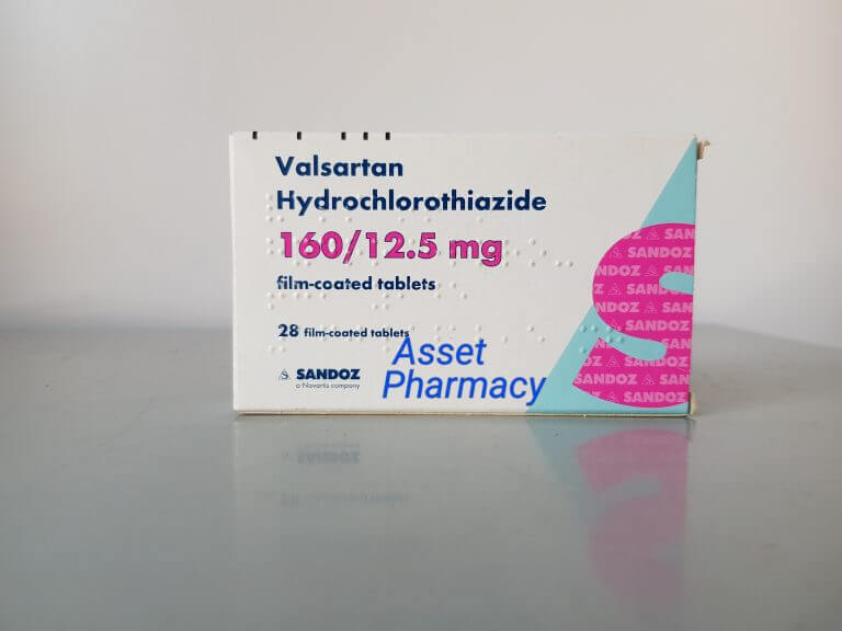 Valsartan HCT 160mg/12.5mg Tablets, 28 Tablets - Asset Pharmacy