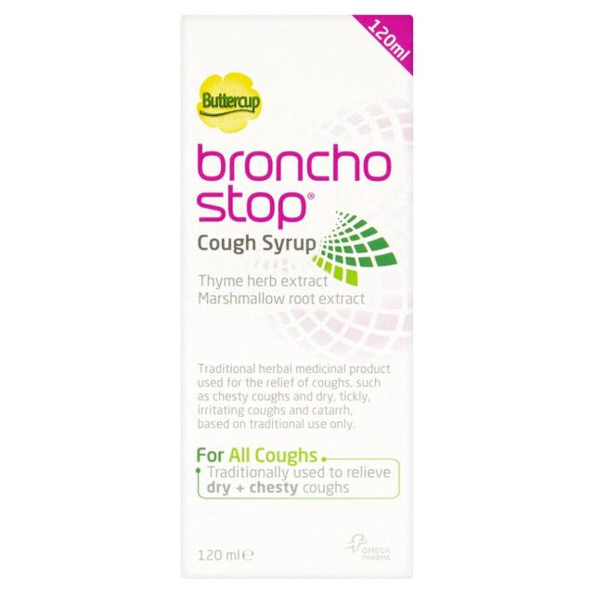 Buttercup Bronchostop Cough Syrup, 120ml - Asset Pharmacy