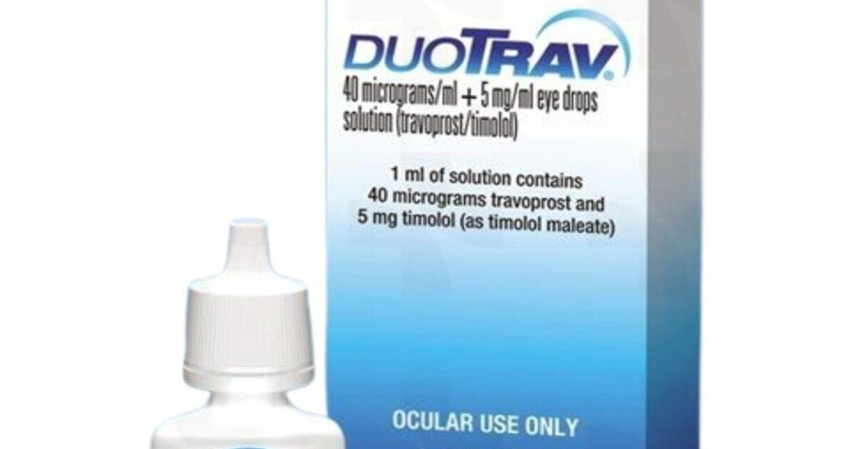 DuoTrav Eye Drops - Travoprost And Timolol, 2.5ml- Asset Pharmacy