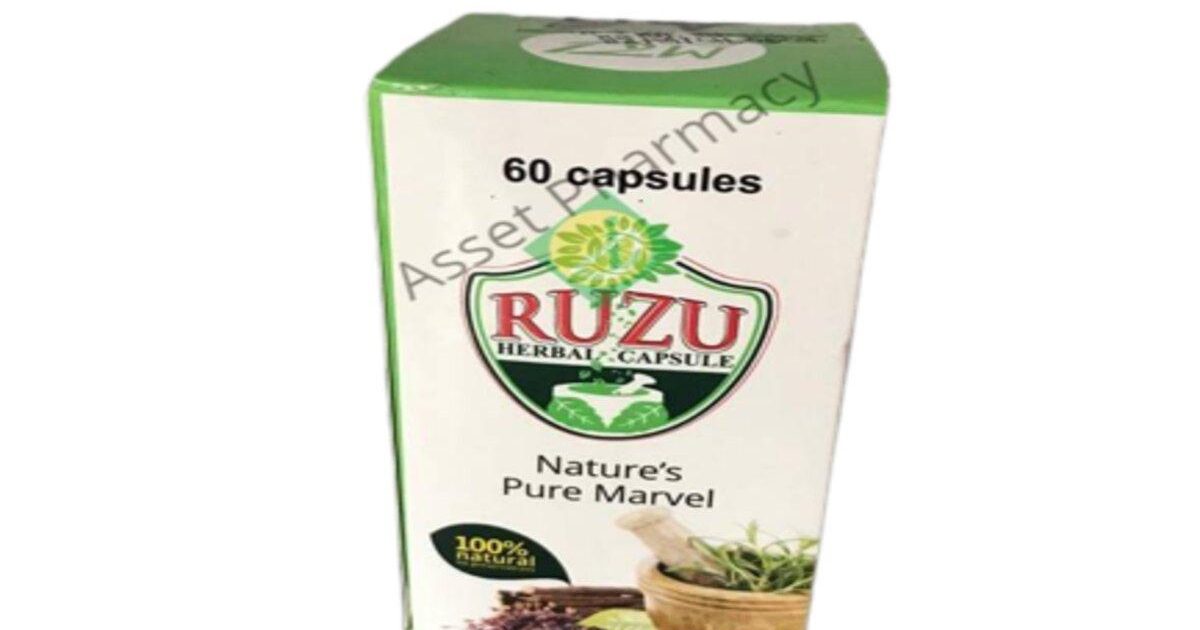 Ruzu Herbal Bitters Capsules, 60 Capsules - Asset Pharmacy