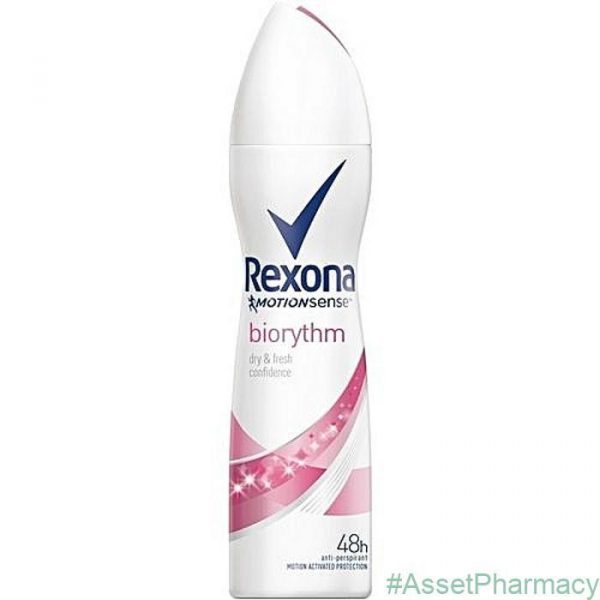 Rexona Motion Sense Biorythm Deodorant Spray 200ml - Asset Pharmacy