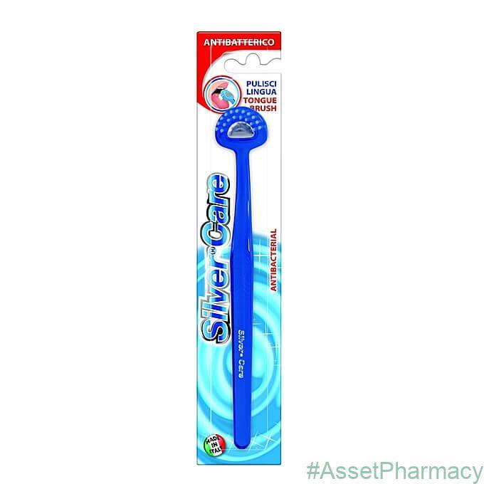 Silvercare Antibacterial Tongue Brush - Asset Pharmacy