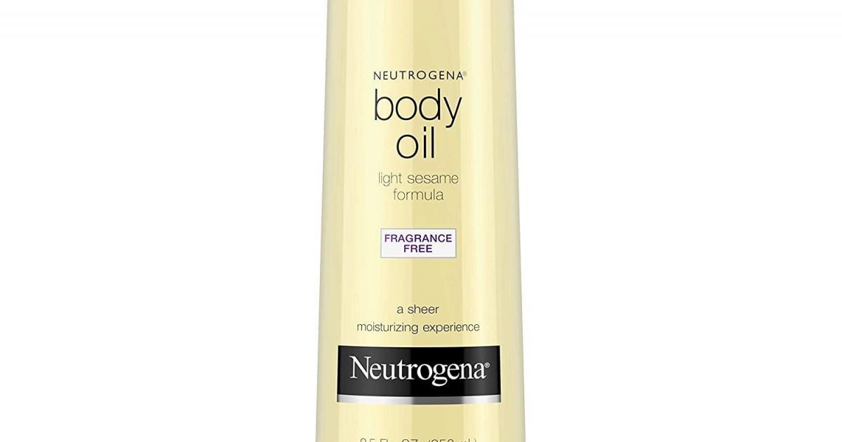 NEUTROGENA BODY OIL LIGHT SESAME FORMULA FRAGRANCE FREE 8.5FL. OZ ...