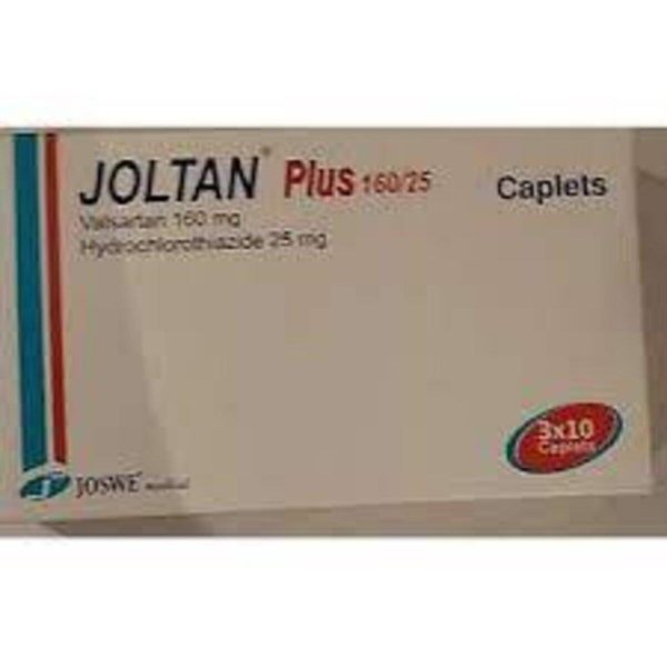 Joltan Plus 160mg / 12.5mg Caplets, 30 Caplets - Asset Pharmacy