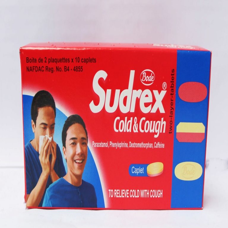Sudrex Cold & Cough Caplets, 10 Caplets - Asset Pharmacy