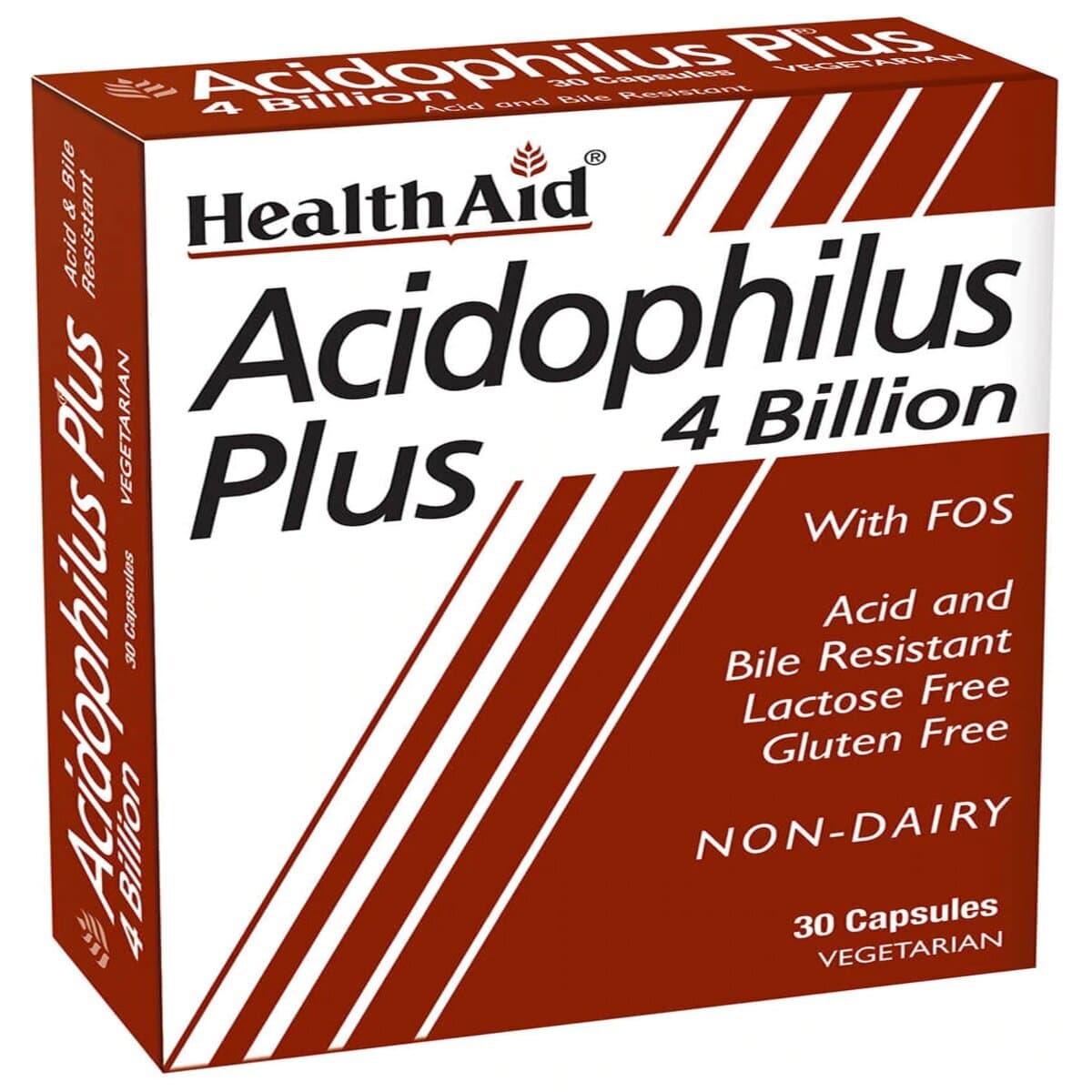 HealthAid Acidophilus Plus - 4 Billion, 30 Vegicaps - Asset Pharmacy