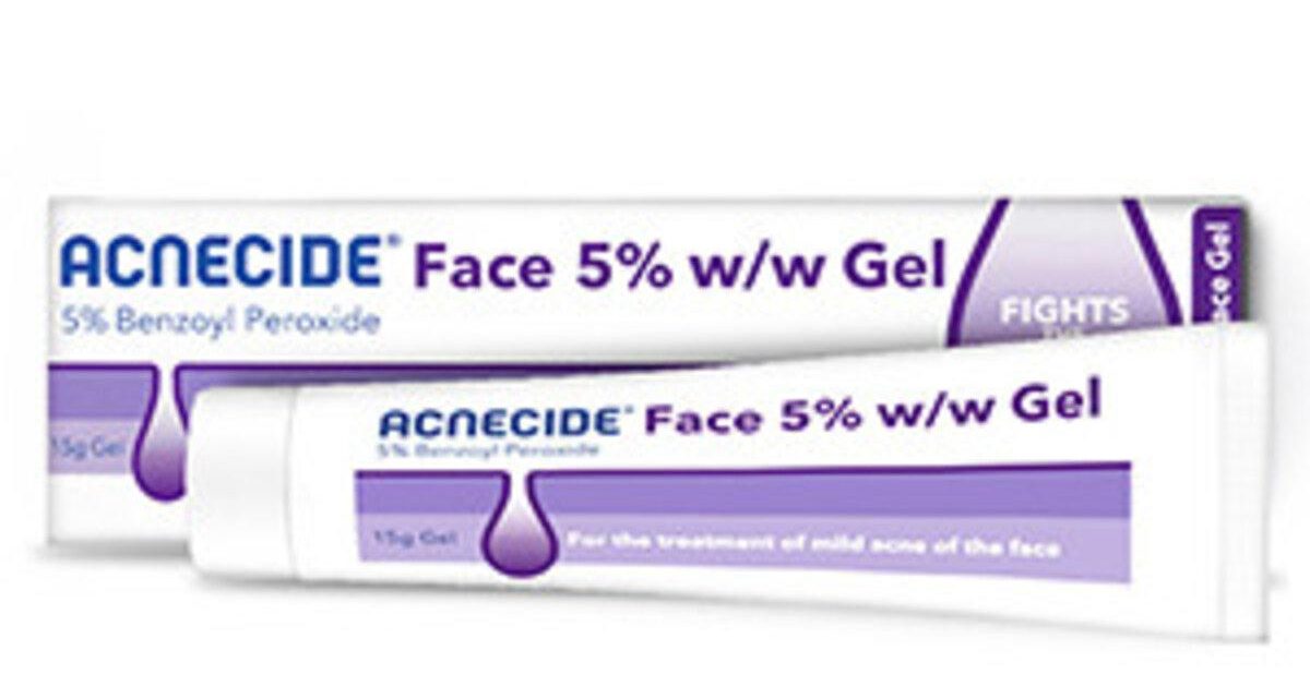 Acnecide Face Gel - Benzoyl Peroxide 5% Gel, 15g - Asset Pharmacy