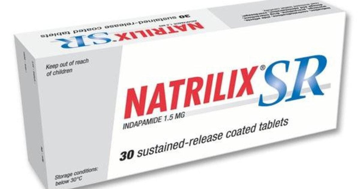 Natrilix SR 1.5mg Tablets - Indapamide 1.5mg, 30's - Asset Pharmacy