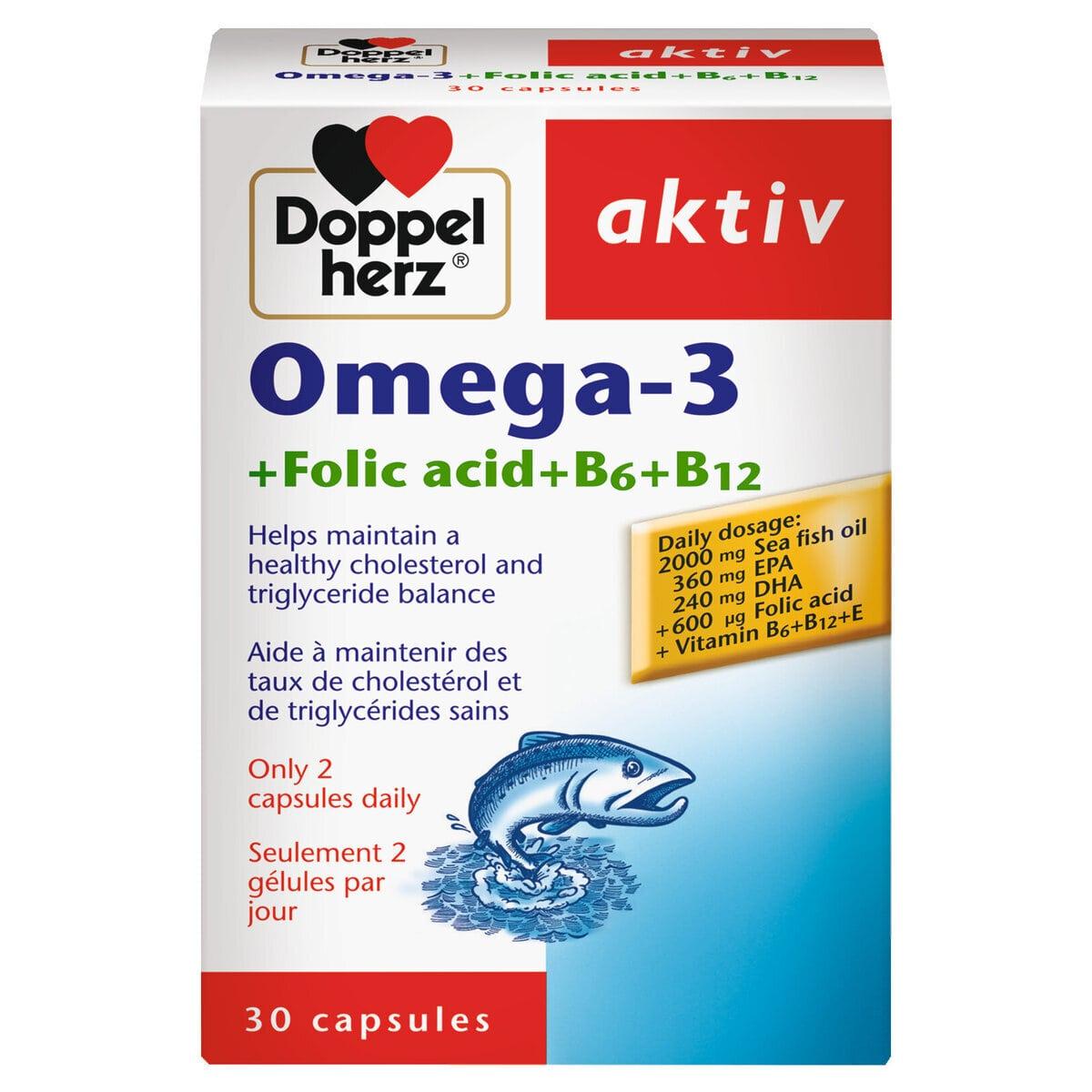 Doppelherz Aktiv Omega-3 Capsules - Asset Pharmacy