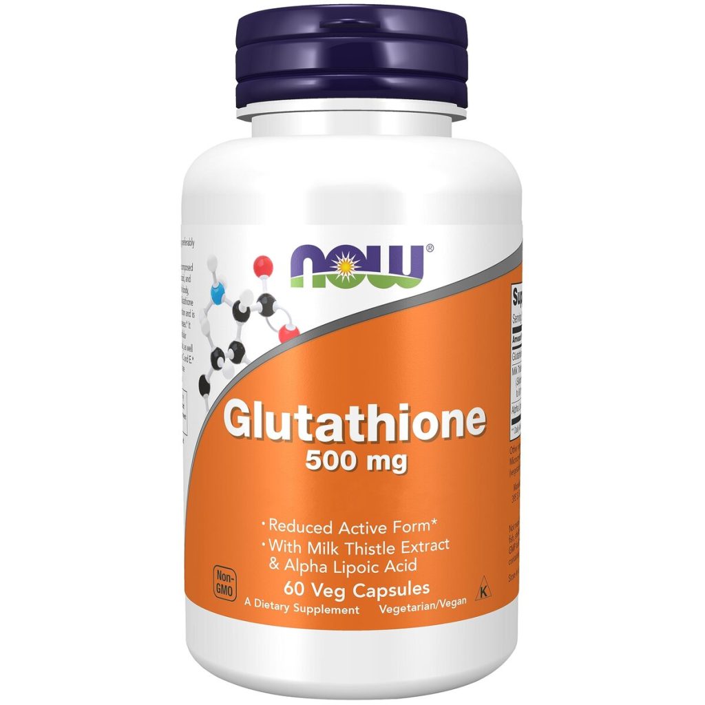 Now Glutathione 500mg Capsules, 30 Capsules - Asset Pharmacy