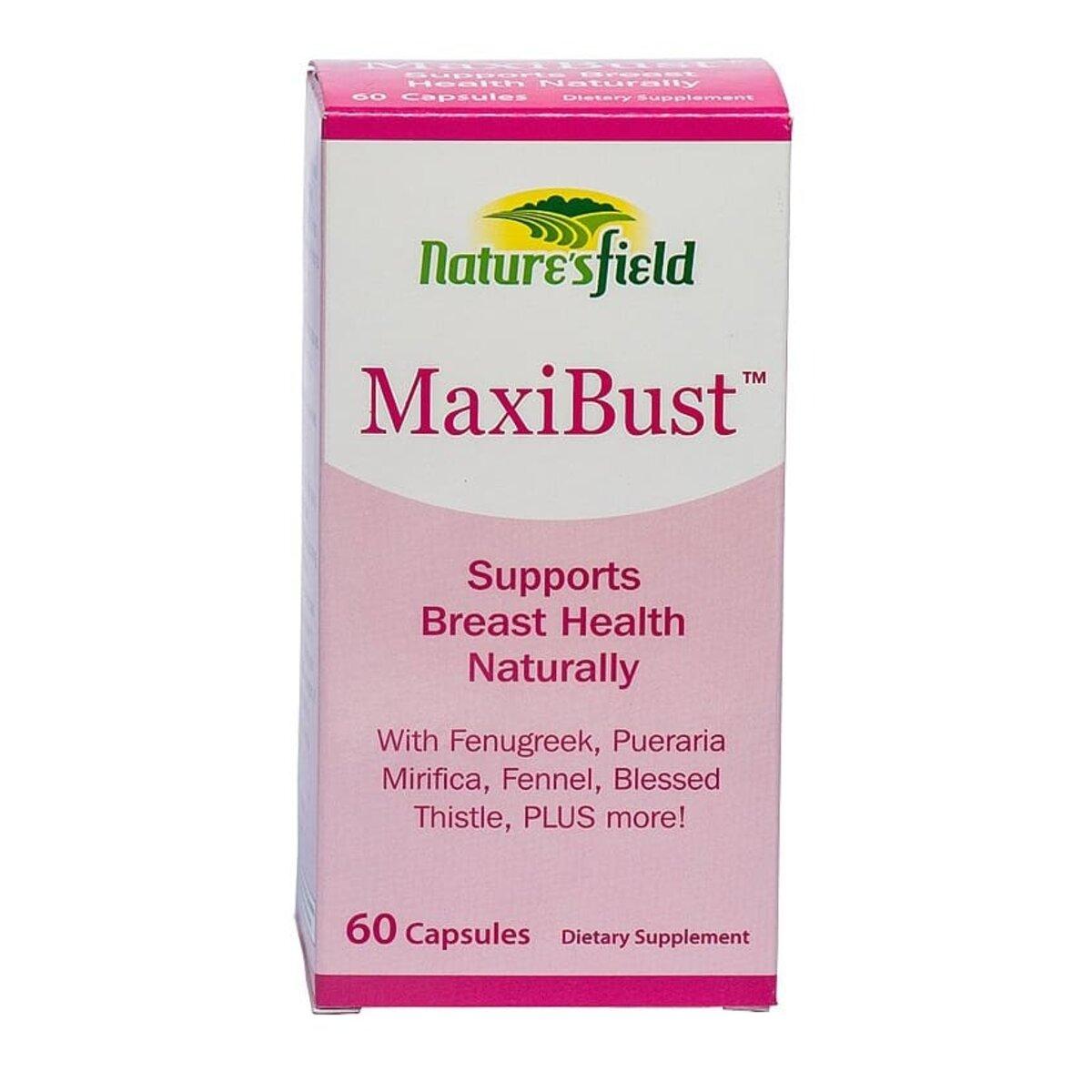 Nature's Field MaxiBust - Breast Health, 60 Caps - Asset Pharmacy